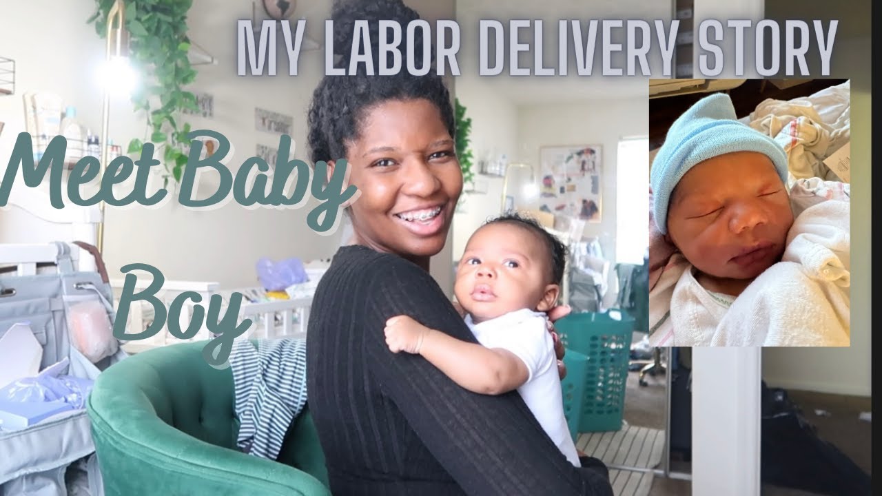 My Labor Delivery At The Hospital, Meet My Newborn Baby Boy - YouTube
