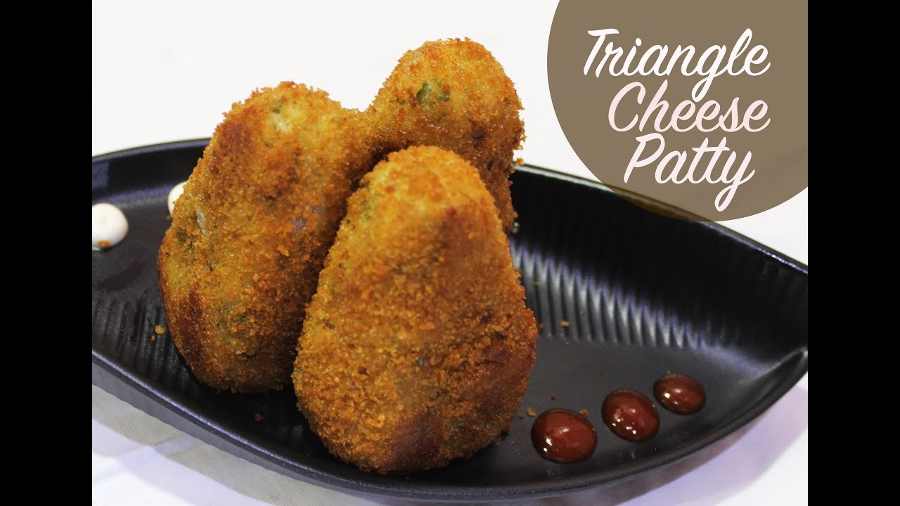 Triangle Cheese Patty | टायएंगल चीज़ पैटी | Easy Potato Recipe | Become ...