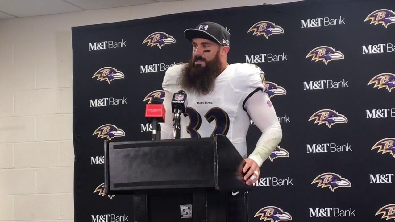 Baltimore Ravens’ Eric Weddle is all smiles after win over Steelers ...