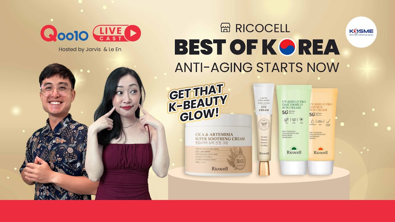 Qoo10 x Ricocell: Anti-Aging Starts Now! - YouTube