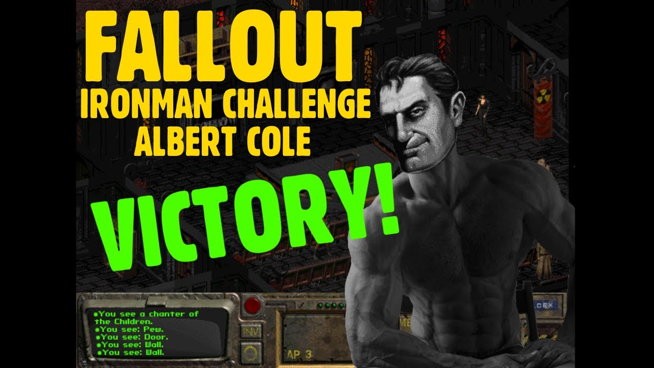 Fallout 1 Ironman Challenge - Albert (Good-Natured, Skilled) - YouTube