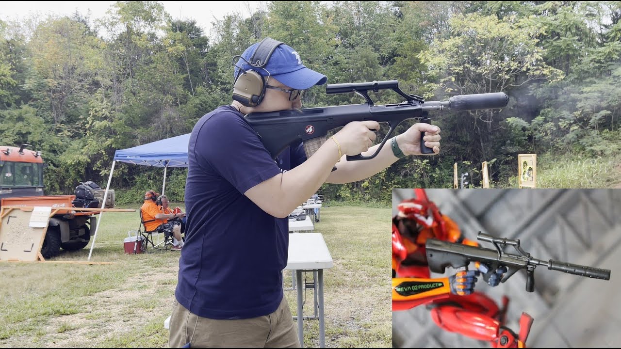 Starting AUGtober with the Evangelion Unit 02 MOD Kaiyodo (Steyr AUG A1 ...