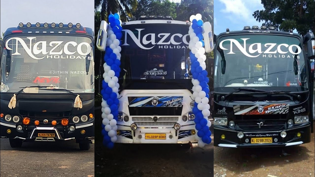 Nazco Holidays | Tourist Bus | video Collection - YouTube