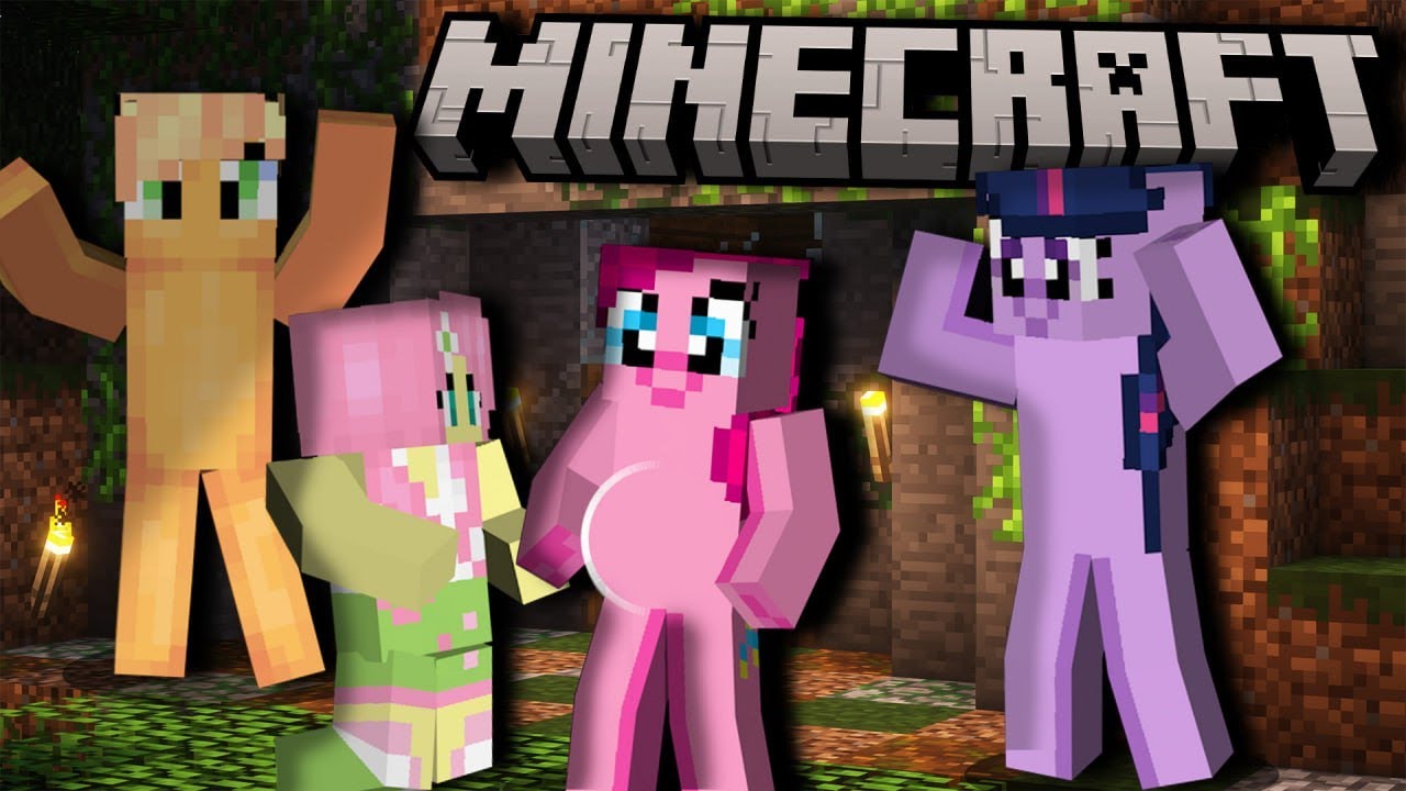 Pinkie Pie Pregnant In Minecraft - YouTube