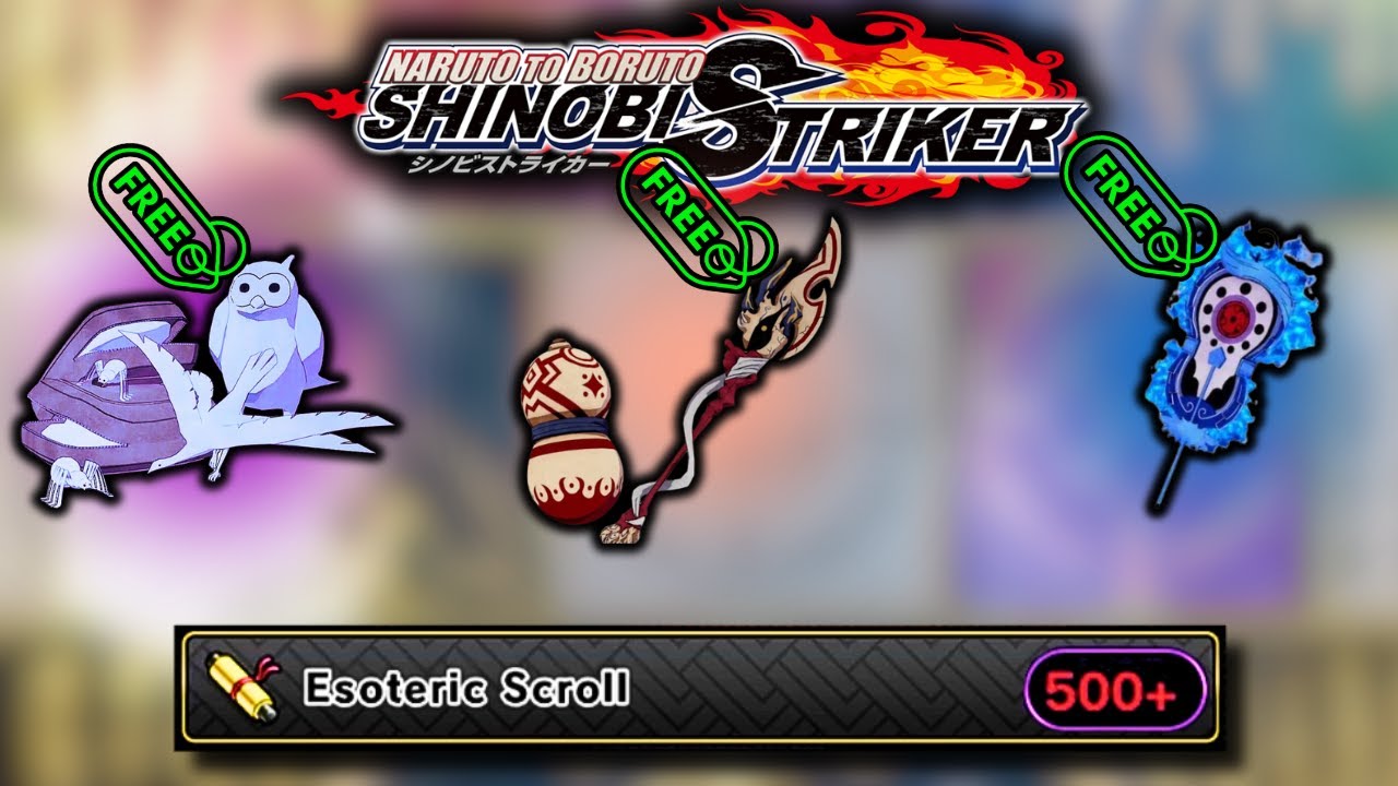 The Ultimate Guide to Esoteric Scrolls in Naruto Shinobi Striker - YouTube