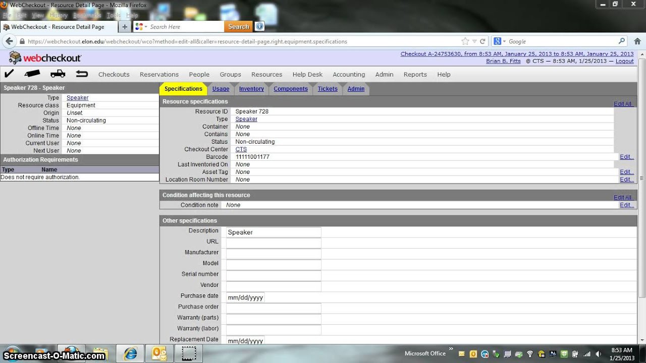 Webcheckout - Adding New Inventory - YouTube