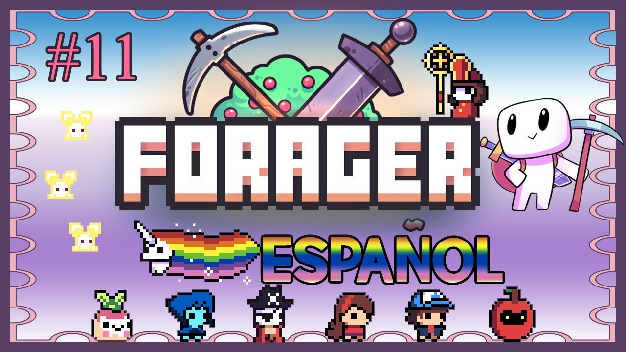 FORAGER Gameplay Español 🌼11 El Droide precioso y la espada ...
