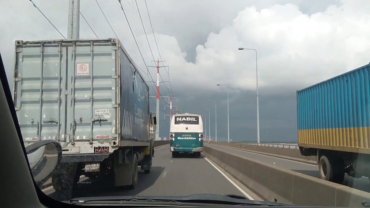 Jamuna Setu in Bangladesh The Biggest Bridge - YouTube