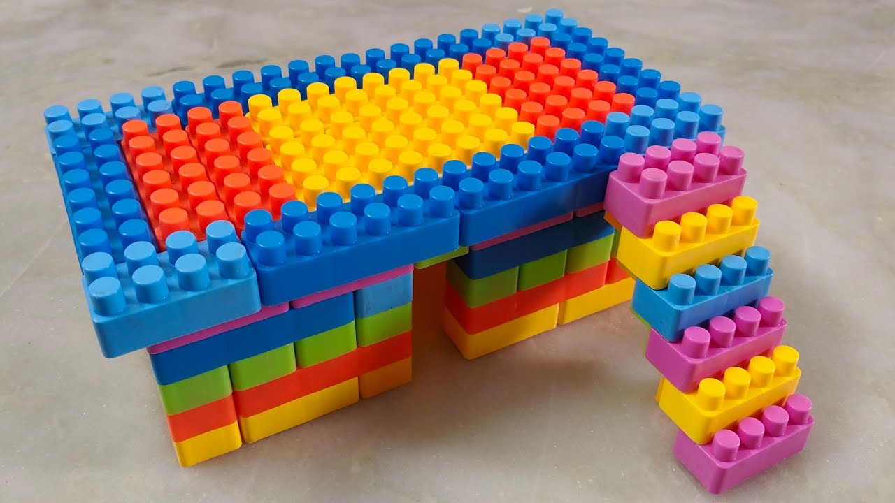Satisfying DIY House/ASMR building blocks/block game/ lego block #asmr# ...
