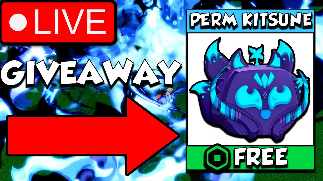 [🔴Live] Giving away Perm KITSUNE also grinding trading (BLOX FRUITS)🔴 ...