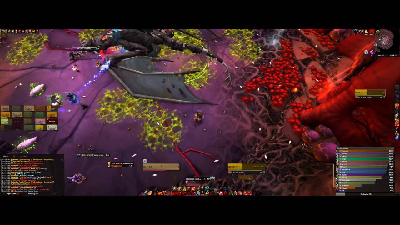 Heroic Nythendra - Emerald Nightmare- Fury Warrior PoV - YouTube