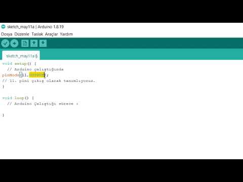 Robotik Kodlama: Yanıp Sönen Led Devresi(Arduino Ide Yazılımı İle)