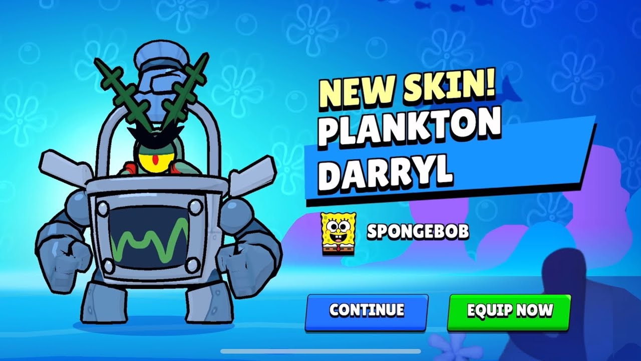 New Plankton DARRYL Skin Unlocked! 🛢️💥 + 2 HYPERCHARGES! - YouTube