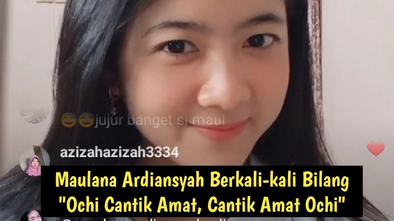 OCHI ALVIRA LIVE IG SAMBIL VIDEO CALL AN SAMA MAULANA ARDIANSYAH #maulanaardiansyah #ochialvira ...