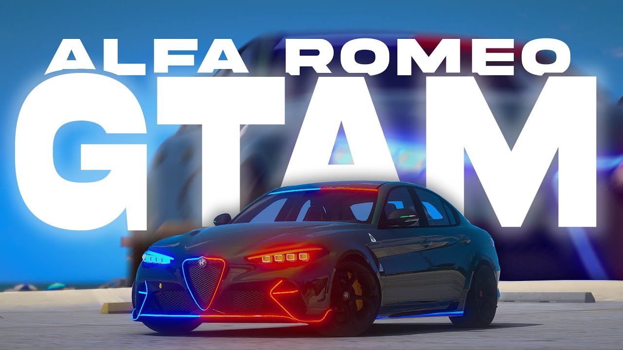 Police Alfa Romeo Giulia GTAm | FiveM | Debadged Vehicle - YouTube