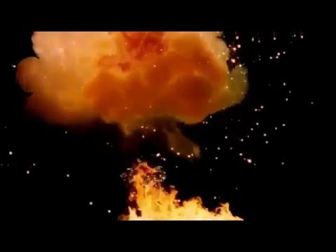 Футаж взрыва. Взрыв для видео.