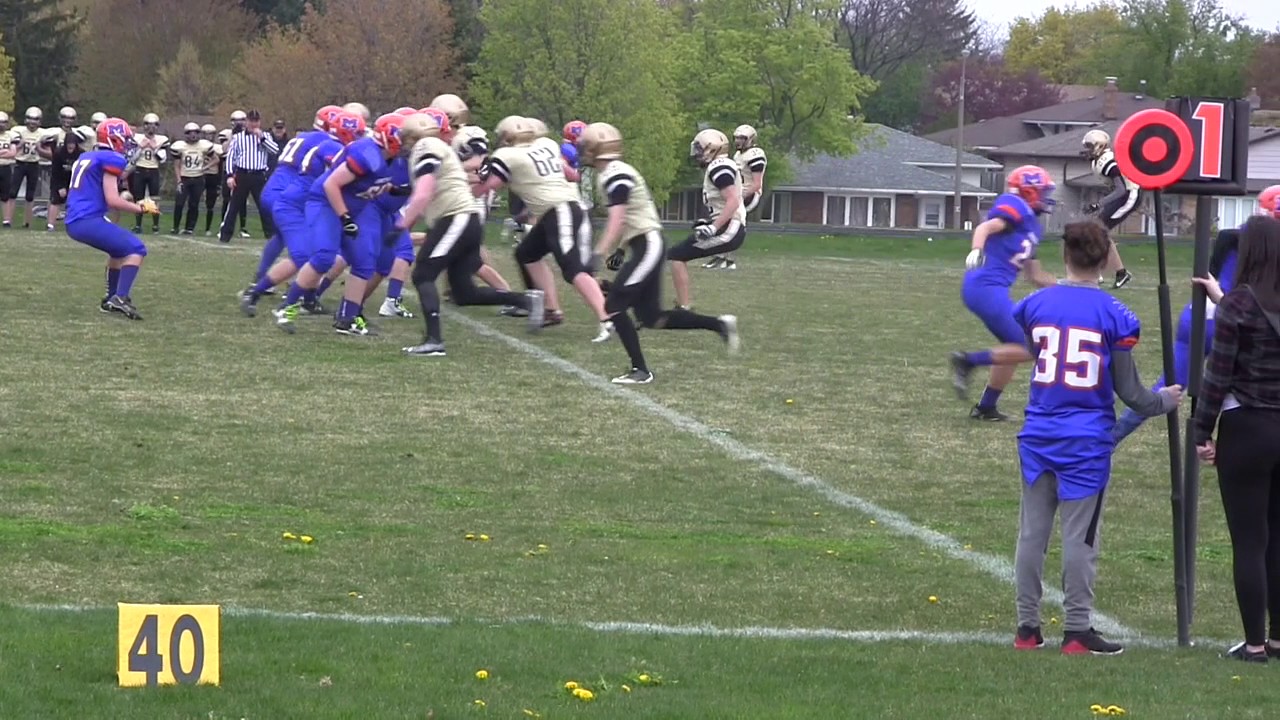 DVSS vs MacNab- Jr Football- May 12th, 2017 - YouTube