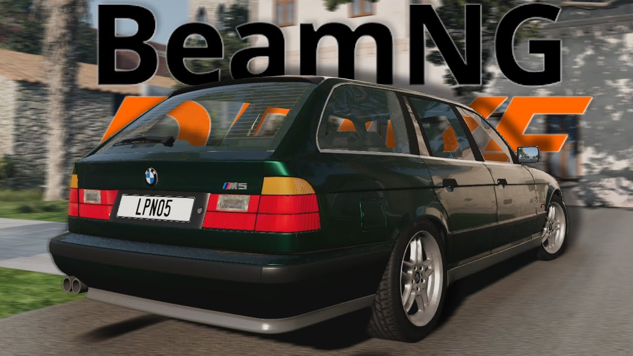 BMW 5ER E34 TOURING - BEAMNG.DRIVE MODS - YouTube