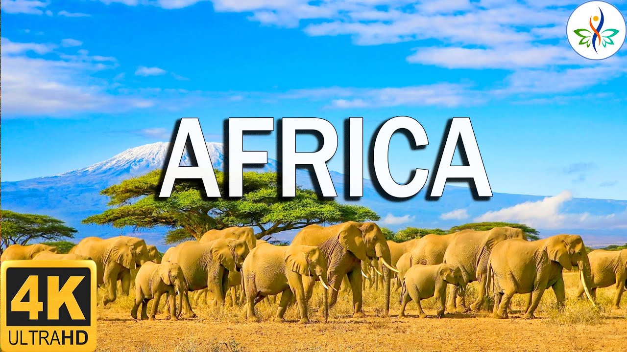 FLYING OVER AFRICA 4K UHD - Relaxing Music Along With Beautiful Nature ...
