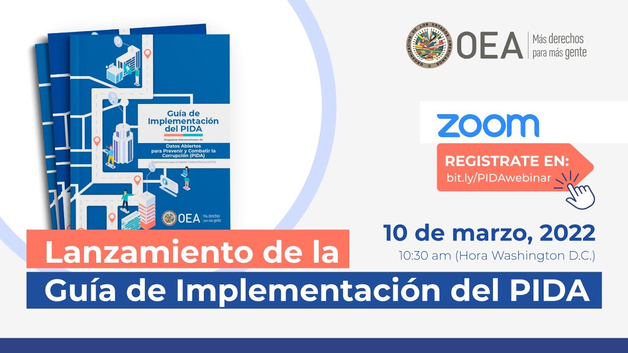 Lanzamiento de la Guía de Implementación del PIDA - YouTube