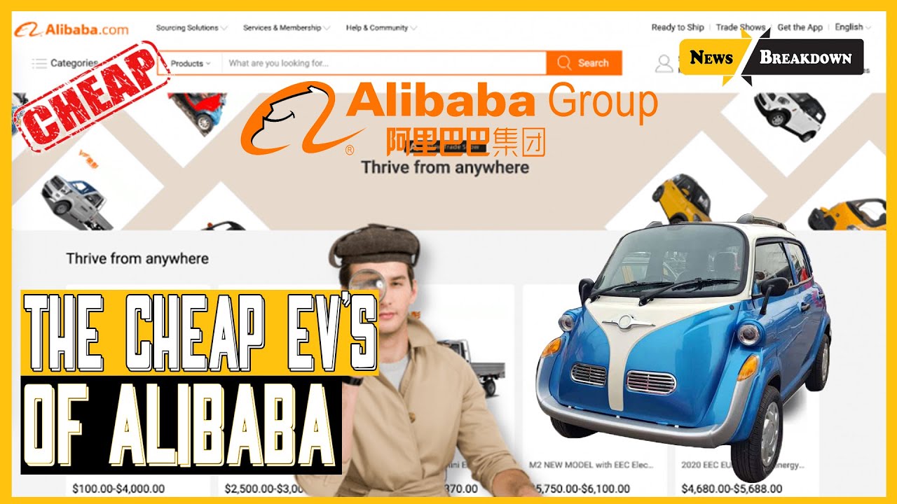 Top 3 Cheap Chinese Electric Vehicles Sold On Alibaba - YouTube