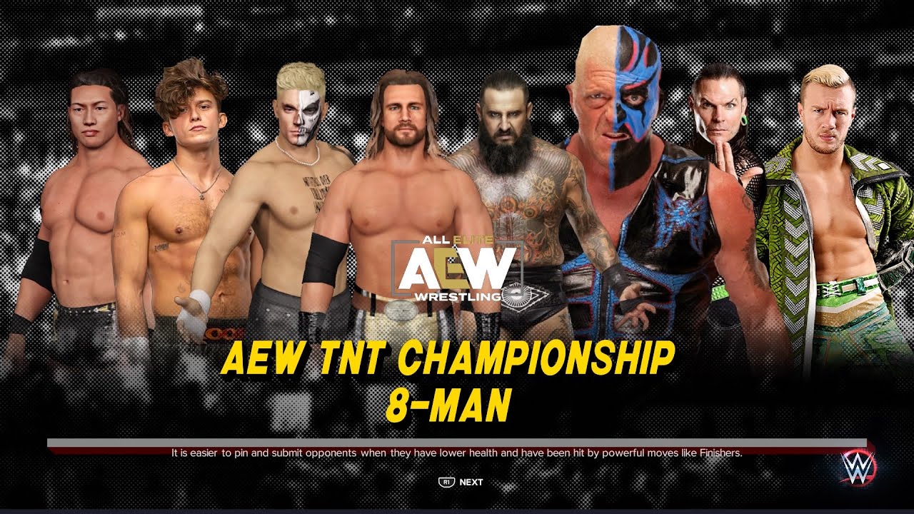 WWE 2K23 AEW TNT Championship - YouTube