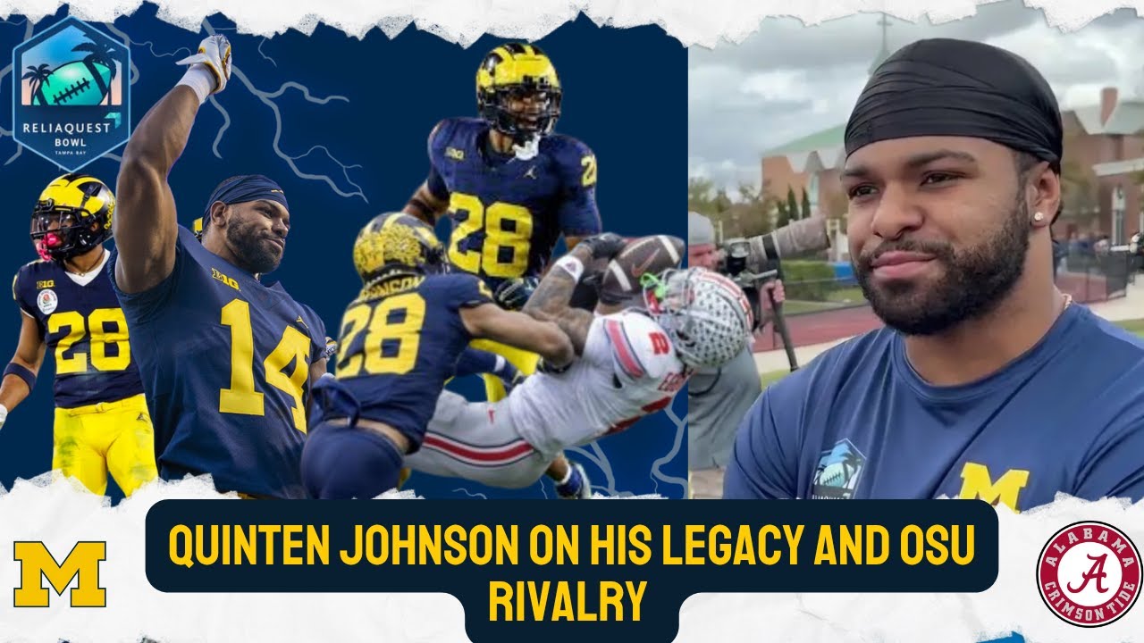 Michigan ReliaQuest Bowl presser: Quinten Johnson on his legacy at ...