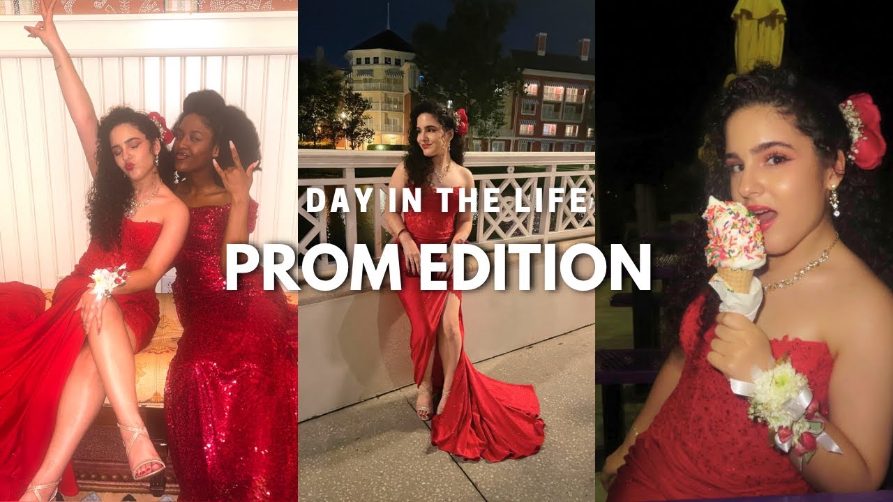 SENIOR PROM GRWM/day in my life *prep* - YouTube