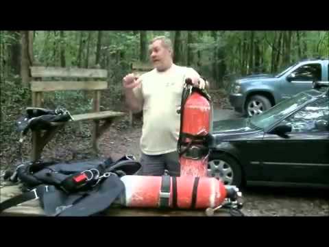 DIVERITE: Sidemount Diving, Stage Strap Tank Mounting System - YouTube