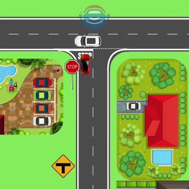 Turning Left on a T Junction Using MSPSL Routine | Driving Education ...