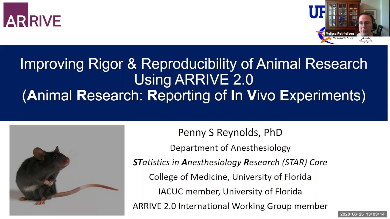 Improving the Rigor & Reproducibility of Animal Research Using ARRIVE ...