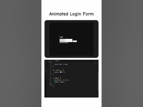 Login form using css @html #webdevelopment #coding #python #webdesign #css #html5 # ...