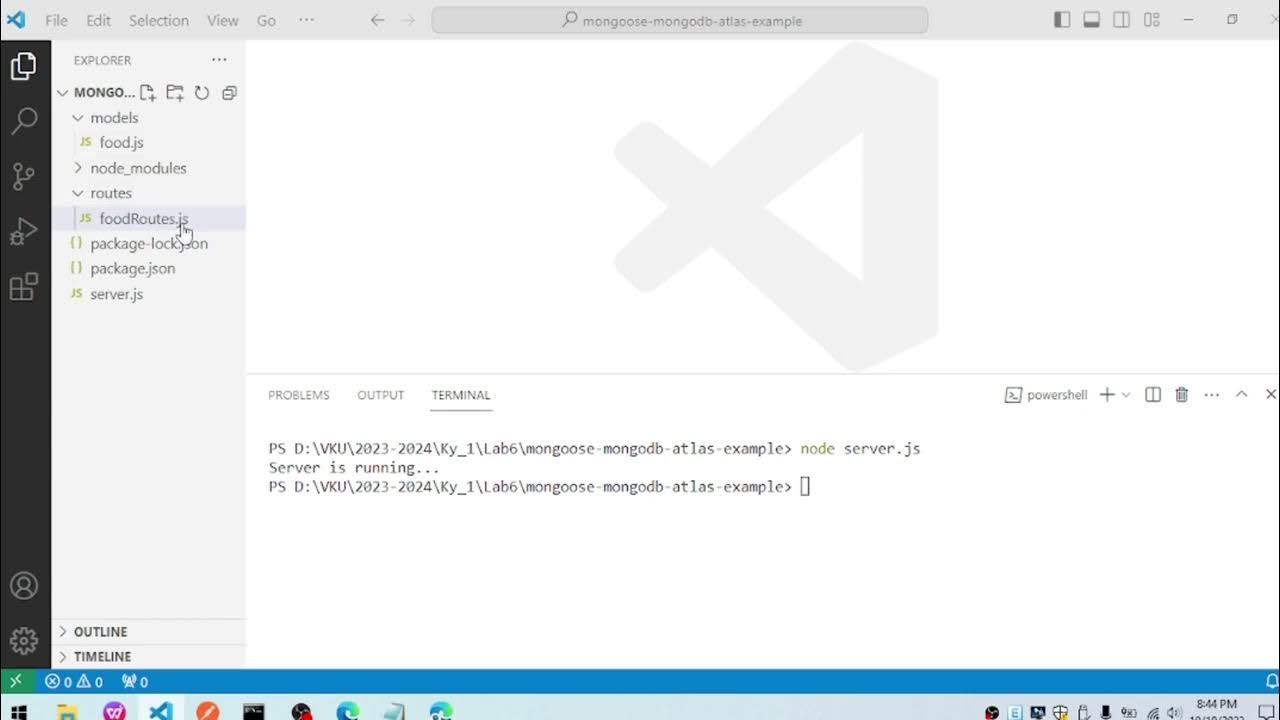 How to perform CRUD operations with Mongoose and MongoDB Atlas - YouTube