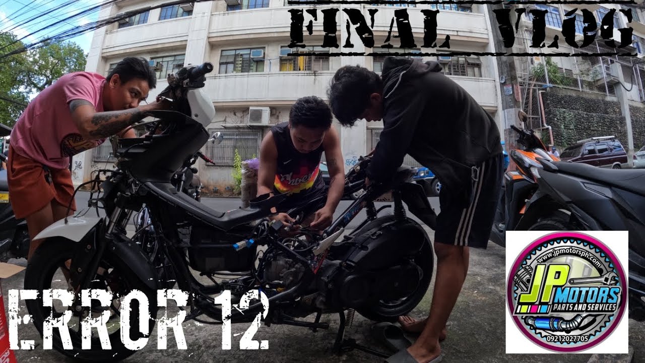 yamaha aerox 155 ERROR 12 issue final vlog - YouTube