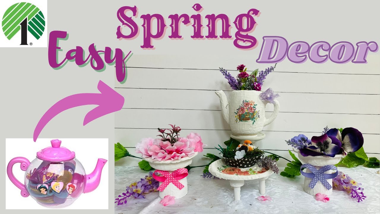 SPRING DECOR 2022 INSPIRATION & IDEAs | FARMHOUSE DIY | DOLLAR TREE DIY ...