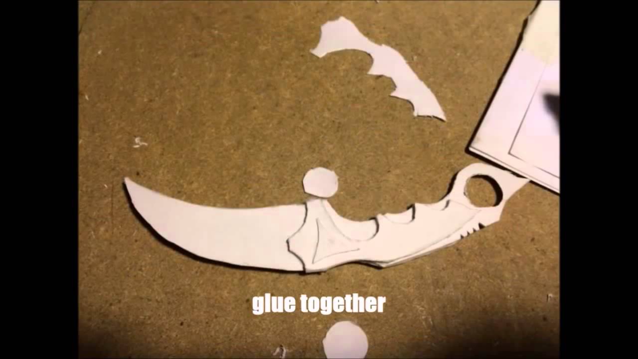 How To Make A Paper CS GO Karambit YouTube how-to-make-a-paper-cs-go-karambit-youtube