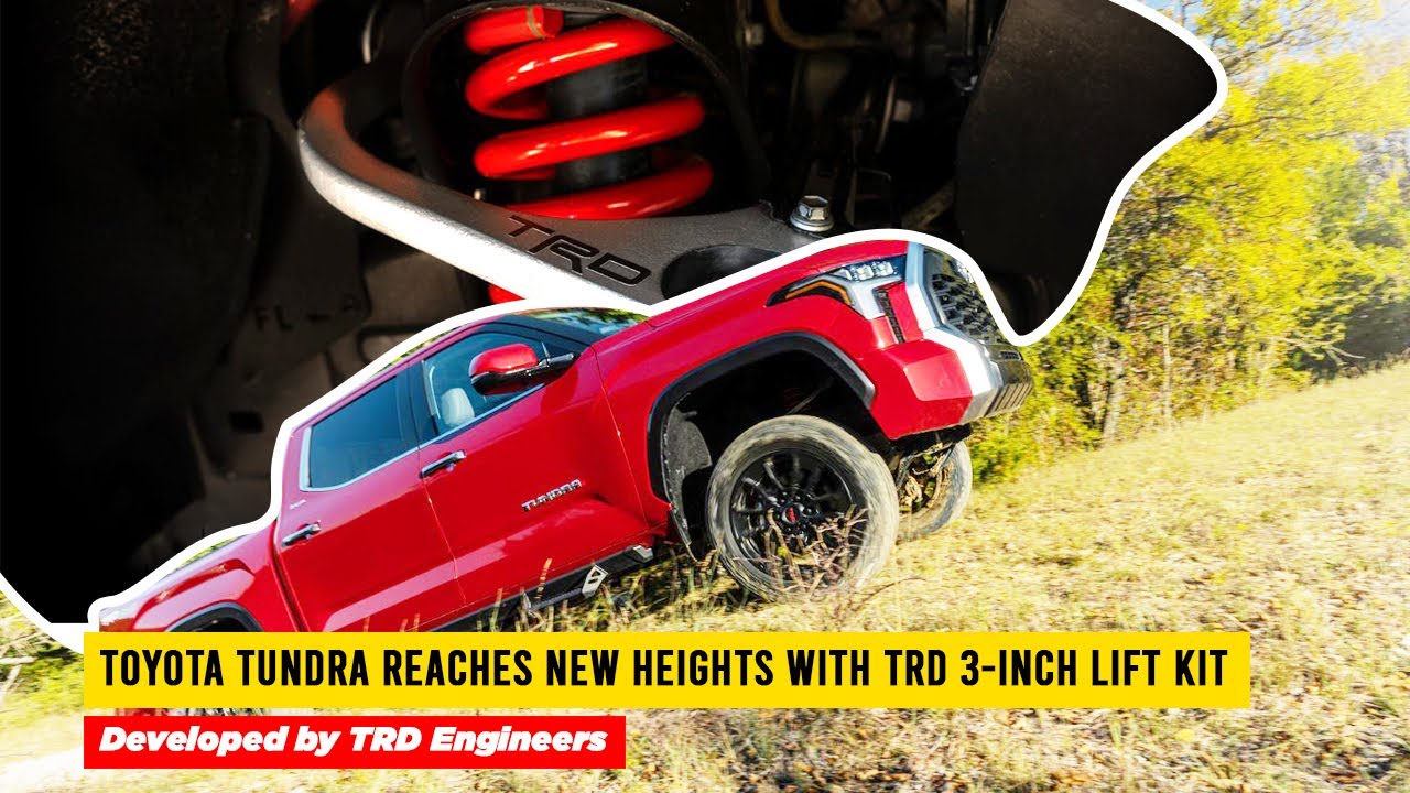 New TRD Lift Kit for 2022 and Newer Tundra Models With 3.0-inch Lift in ...