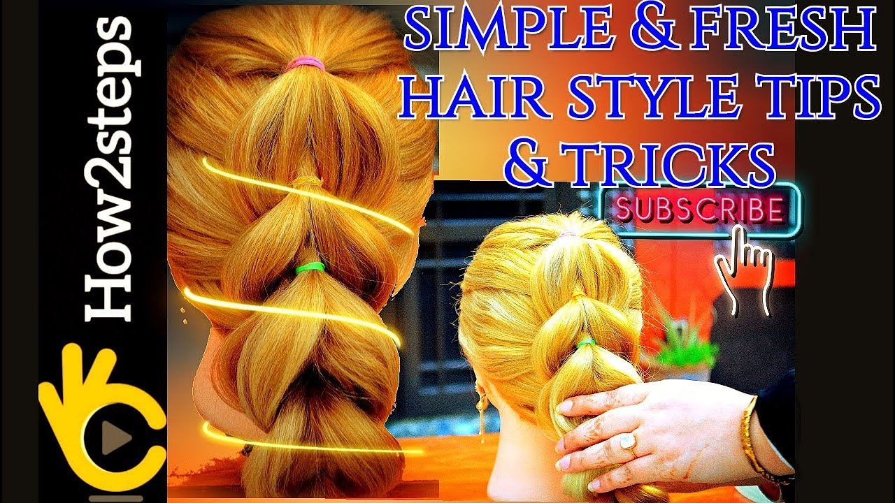 Multiple ponytail hairstyle||Quick & easy hairstyle || #bridalhairstyle ...