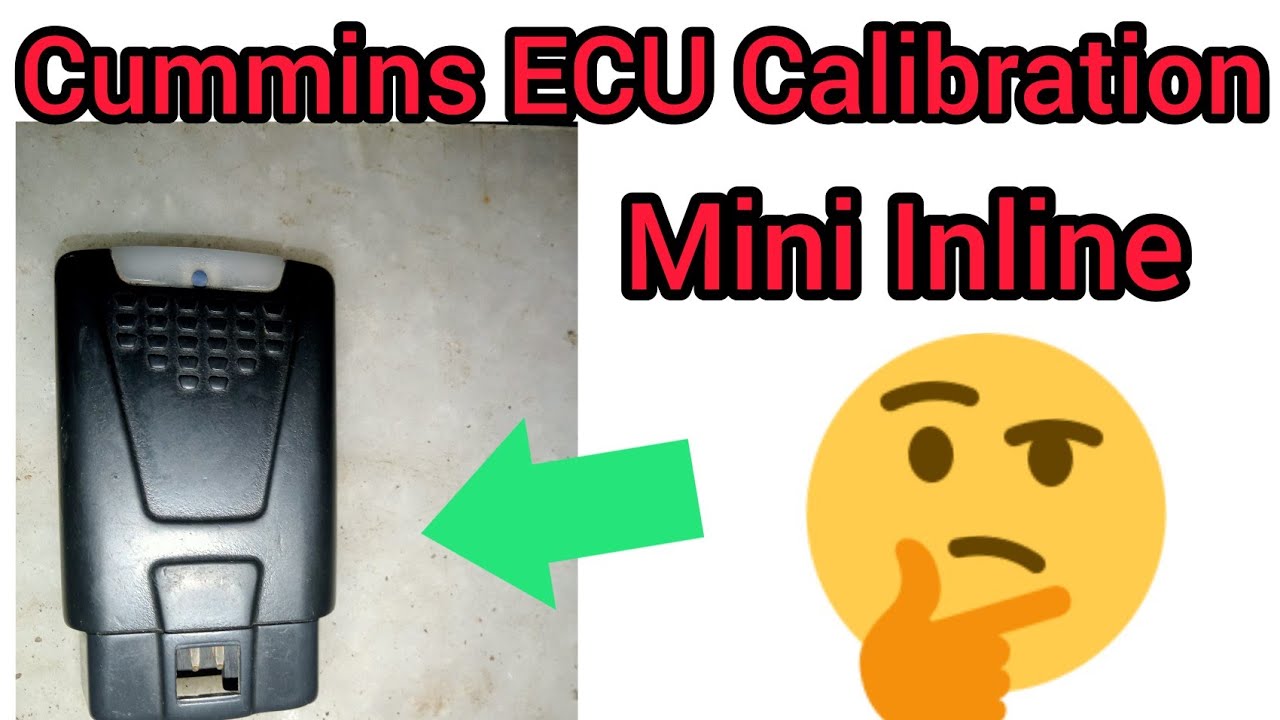 #cummins ecm calibration through Mini Inline scan tool #file ...
