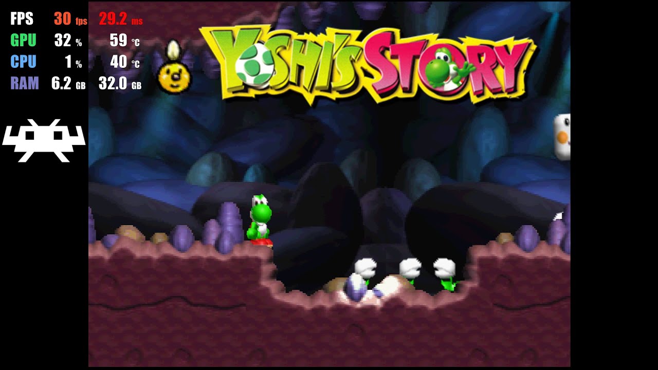 Parallel N64 | Yoshi's Story | N64 Emulator HD Gameplay - YouTube