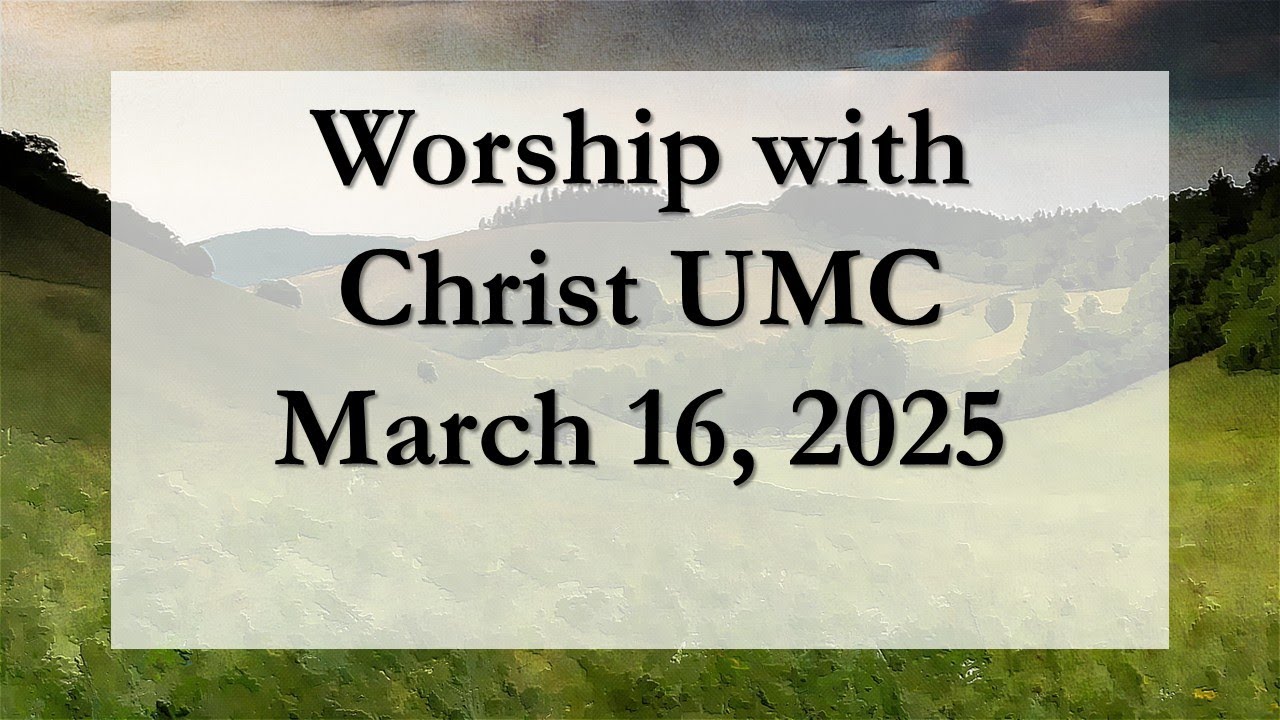 Worship Service for March 16, 2025 - YouTube
