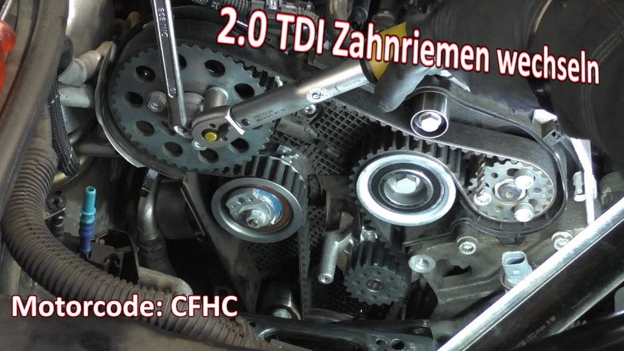 Audi A3 8P Tdi BMN 16V Zahnriemenwechsel Wasserpumpe Vw 52 OFF