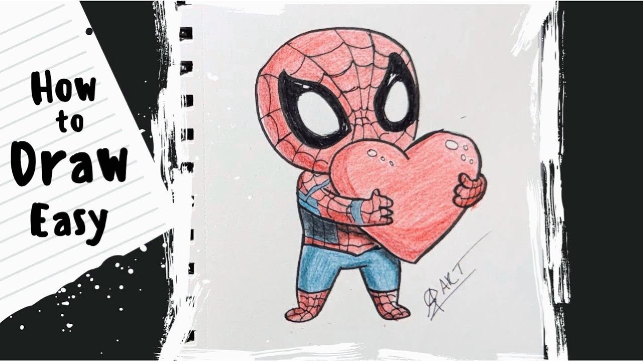 Baby Spiderman Drawings Baby Spiderman | Spiderman Painting, Spiderman