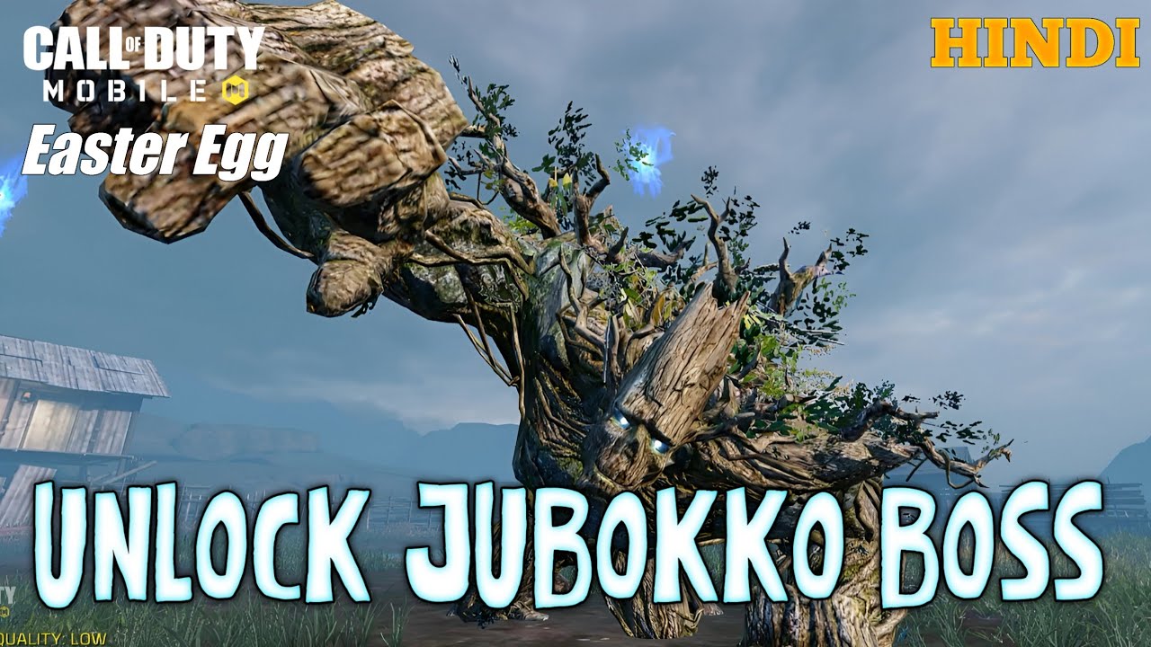 Unlock jubokko boss in call of duty mobile. codm zombie mode easter egg ...