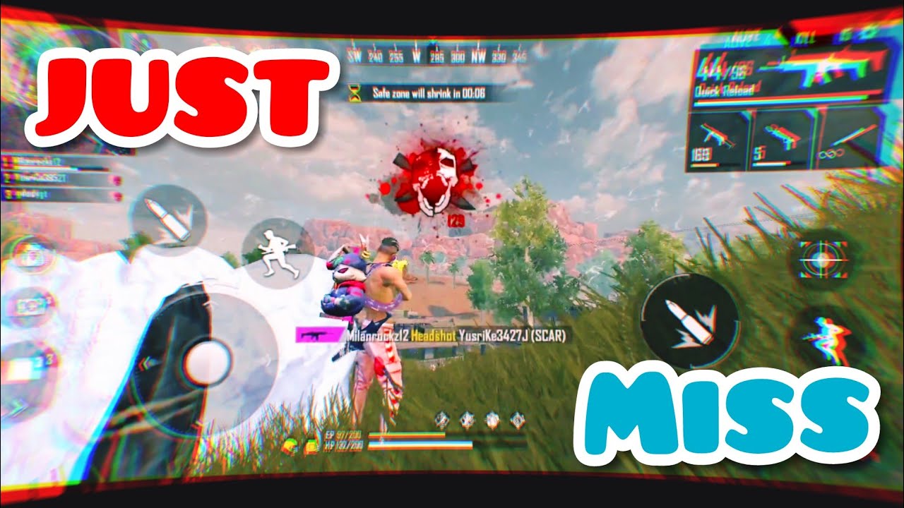 JUST MISS FROM BOOYAH | FREE FIRE | NOOB SQUAD UNITED | - YouTube