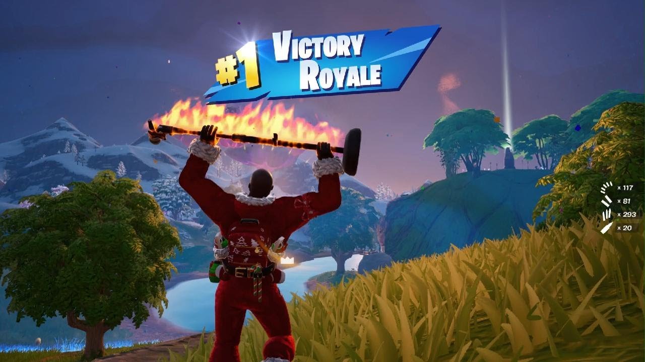 *NEW* GLASSES ON HAT OFF SANTA SHAQ SKIN IN FORTNITE PS5 + A VICTORY ...