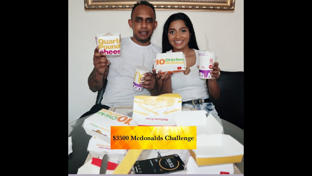 $3,500 McDonalds Challenge - YouTube