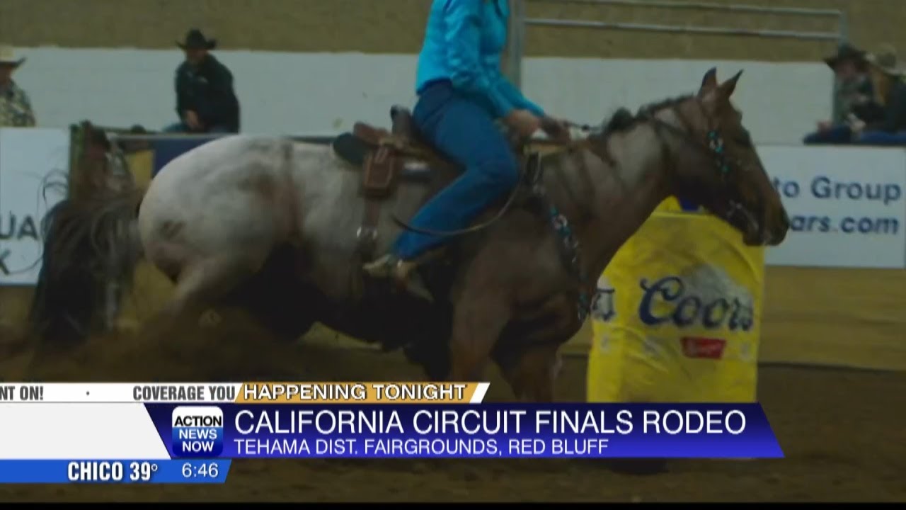 California circuit finals rodeo continues in Red Bluff - YouTube