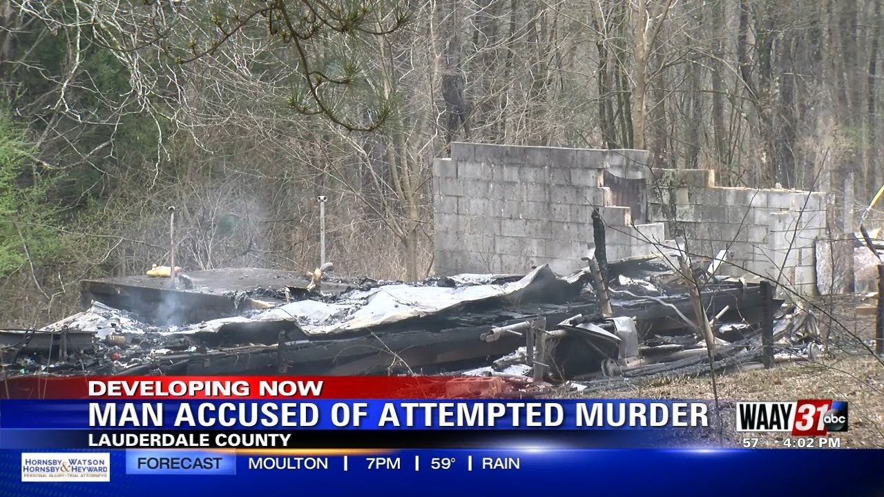Alabama man charged with attempted murder in alleged arson spree - YouTube