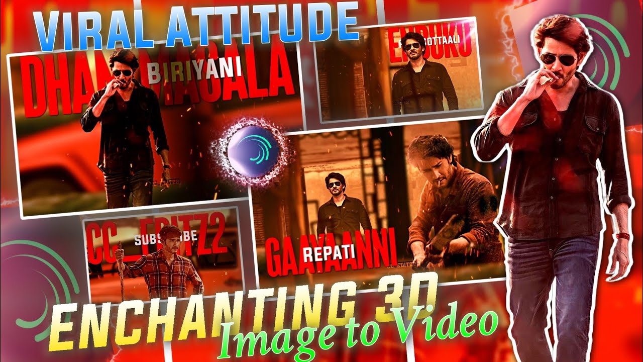 Master the Next-Level Trending Dum Masala Song Attitude 3d Video Editing Tutorial with Alight ...